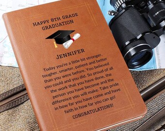 8th Grade Graduation Journal Keepsake, Graduation Gift Girl, Class of ...