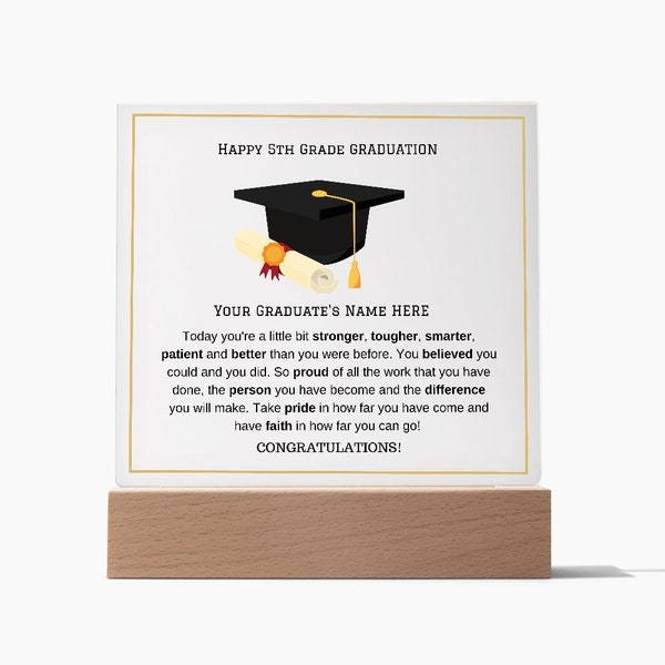 Custom Acrylic Graduation Sign - Etsy