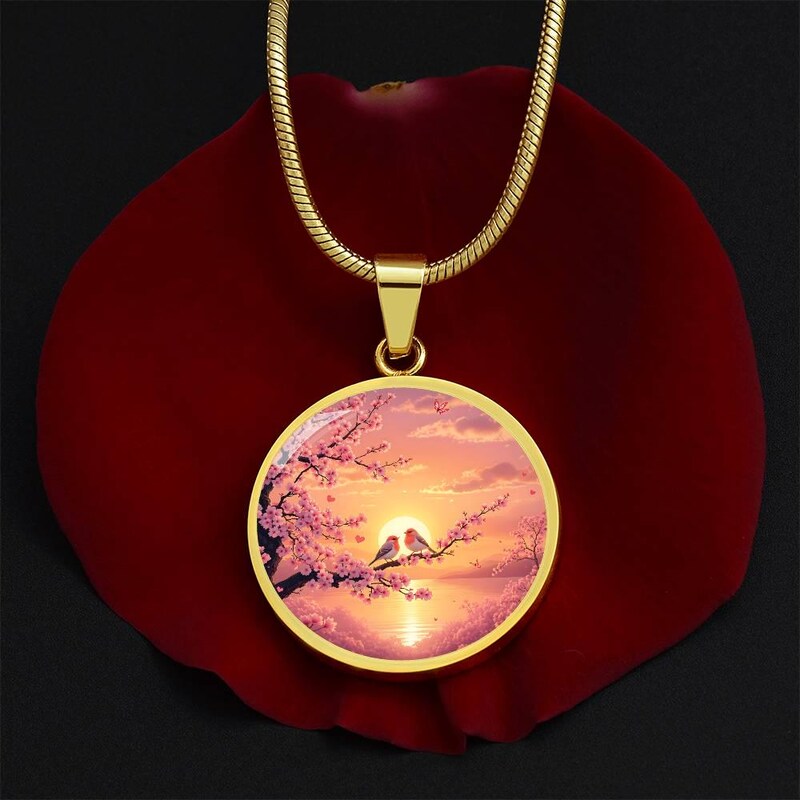 Cherry Tree Necklace - Etsy