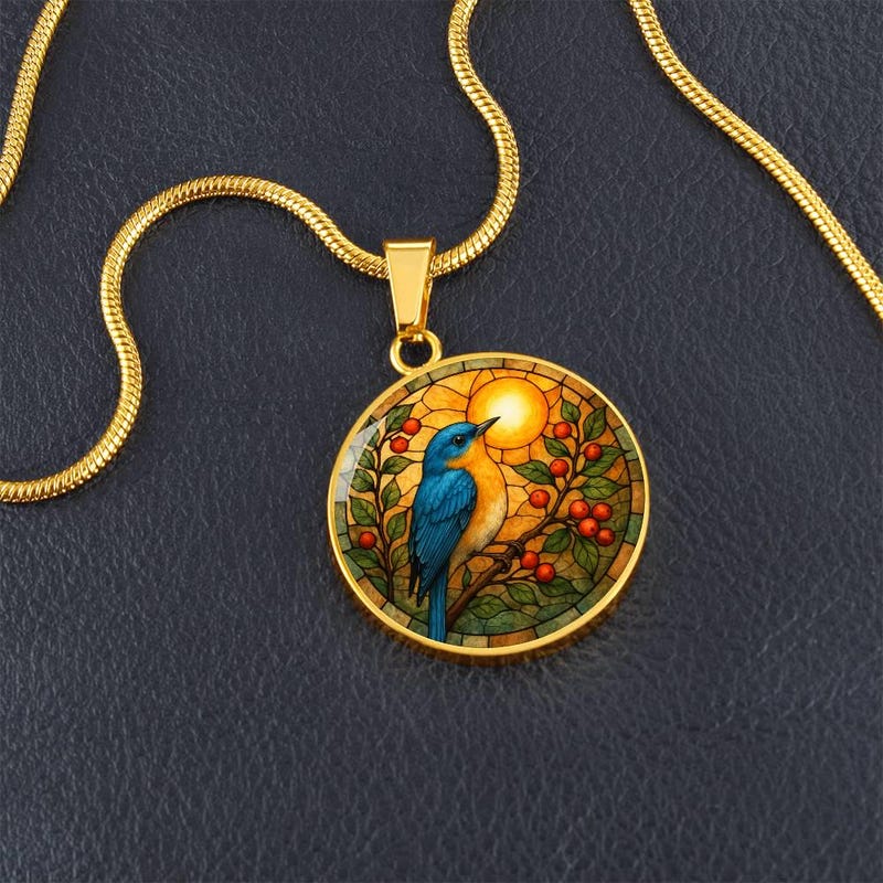 Bluebird Necklace - Etsy