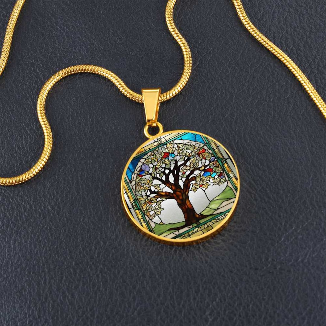 Tree of Life Necklace, Family Tree of Life Charm, Sobriety Gift, Gift ...