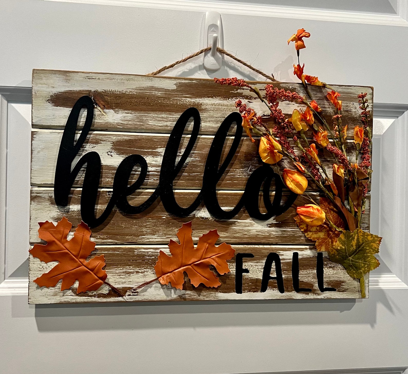 Hello Fall Sign - Etsy