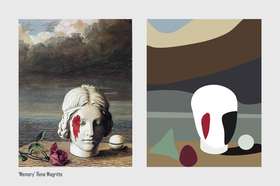 Rene Magritte, Memory - Etsy