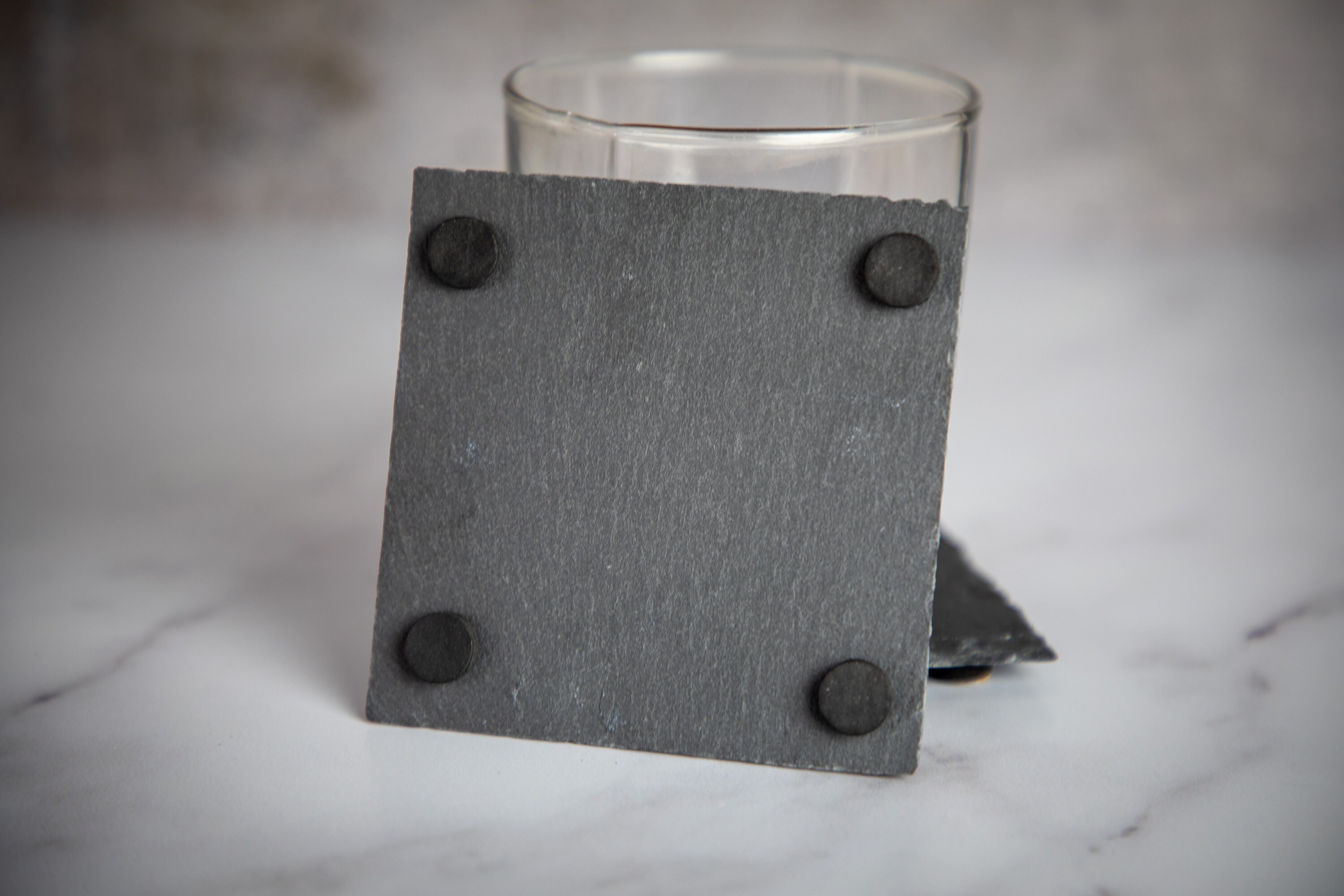 Engraved Slate Coaster Set: Moose Cabin Decor, Personalized - Etsy