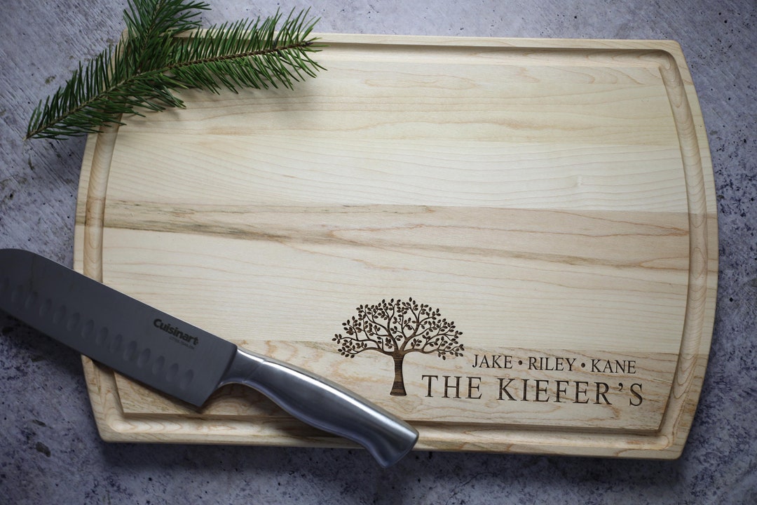 Personalized Custom Family Tree Cutting Board - Unique Gift for Every ...