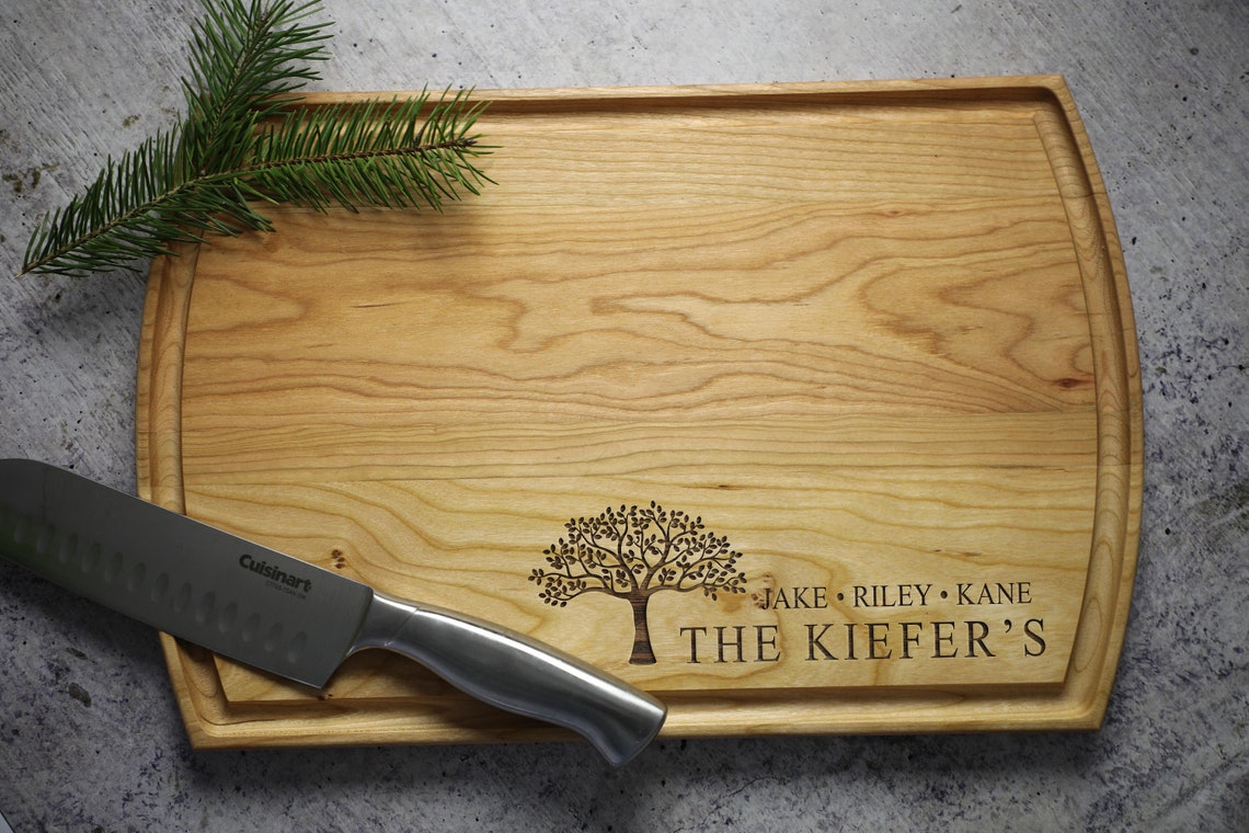 Personalized Custom Family Tree Cutting Board Unique Gift - Etsy