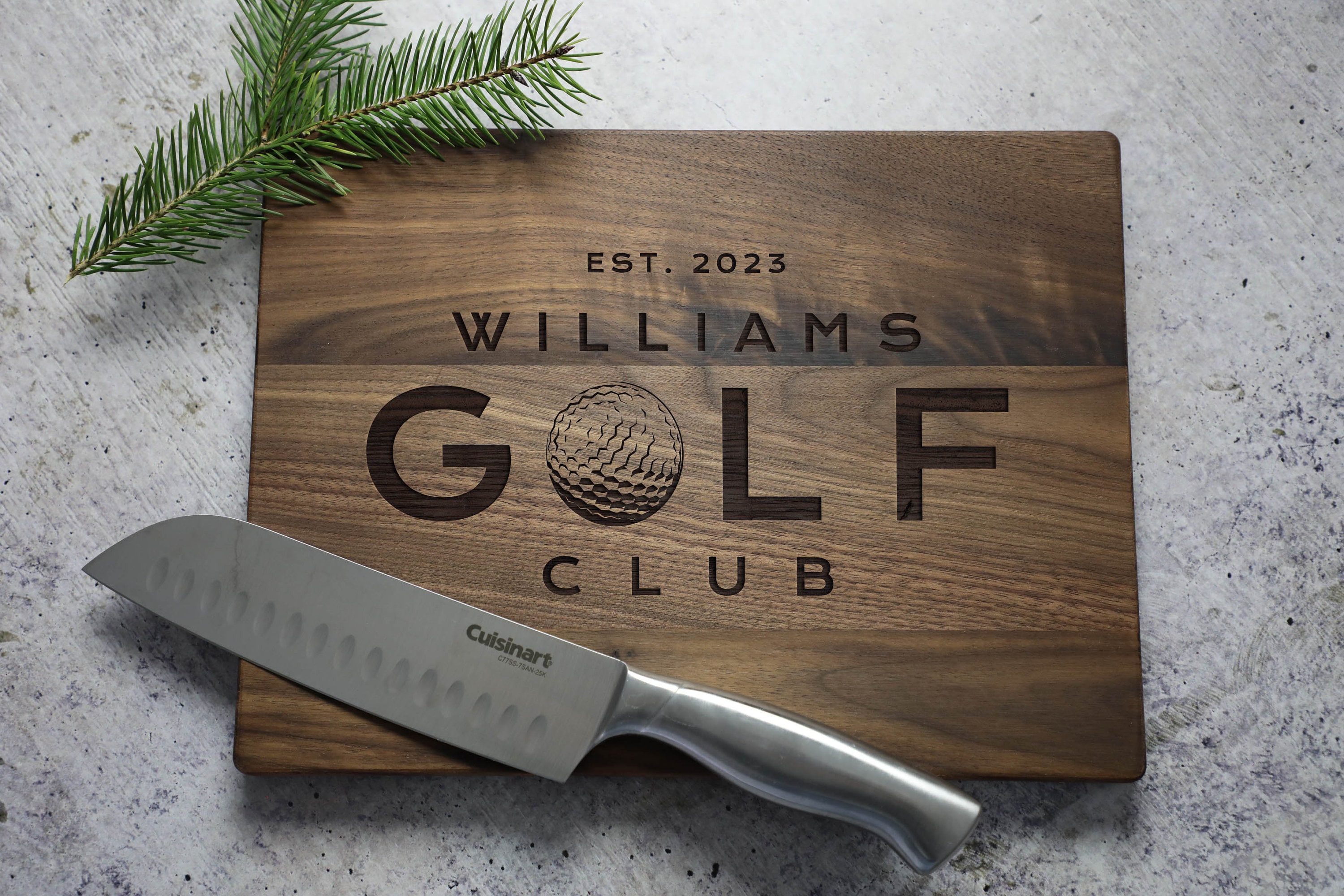 Custom Golf Cutting Board: Personalized Kitchen Gift - Etsy