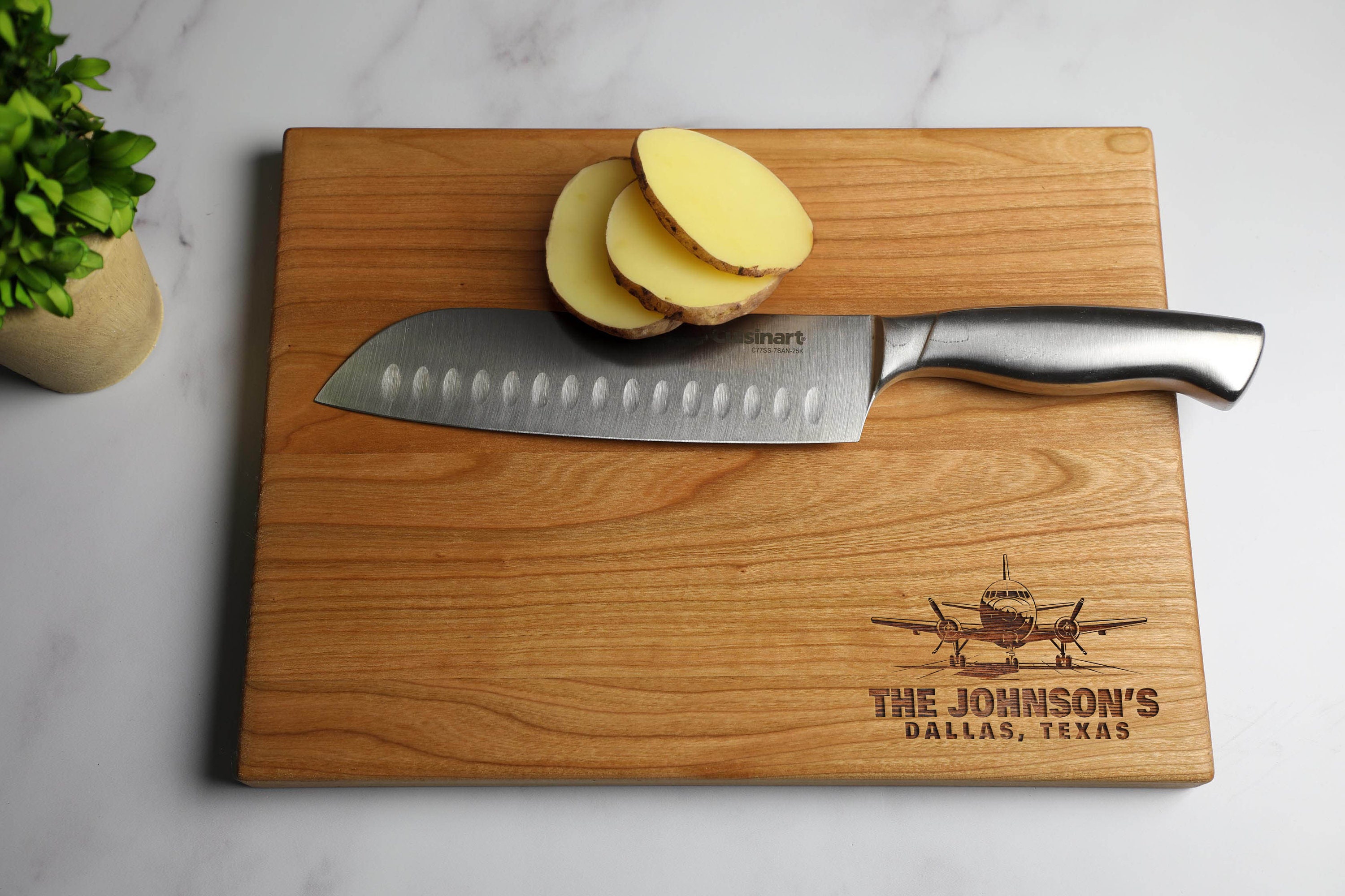 Aviation Pilot Cutting Board Pilot Cutting Board Custom Pilot Gift ...
