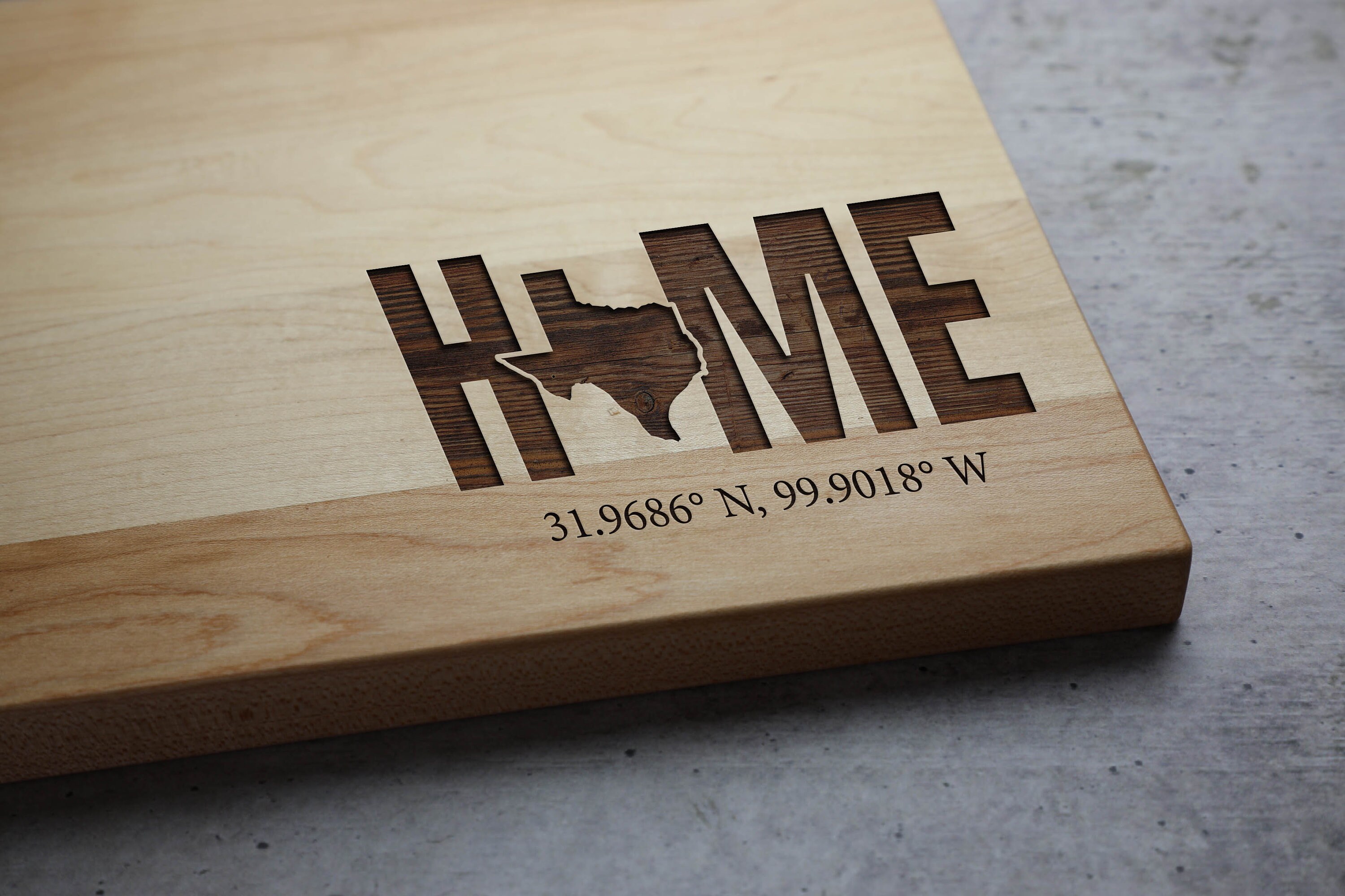 Home Coordinate Gift Custom Coordinate Gift State - Etsy