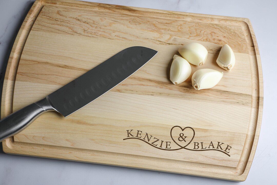 Custom Wedding Cutting Board - Wedding Couples Present - New Wedding ...
