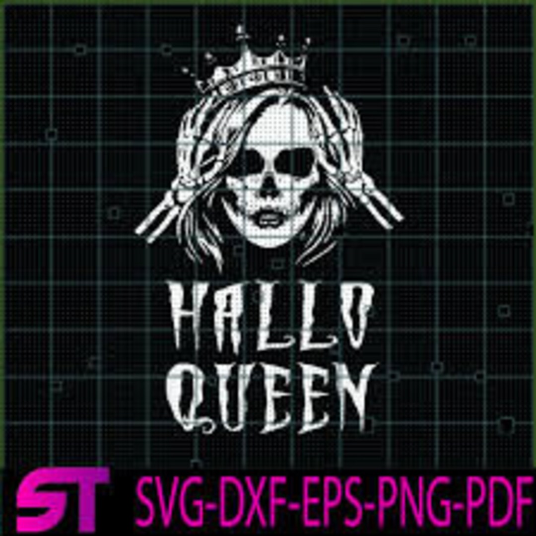 Halloqueen Halloween Svg - Etsy