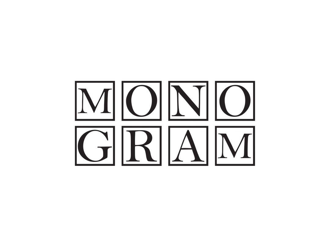 Single-letter Monogram (print). Ships Same Day - Etsy