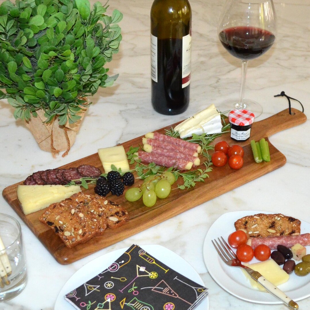 Alabama Crimson Tide Acacia Charcuterie Cheese Board. Unique Alumni ...