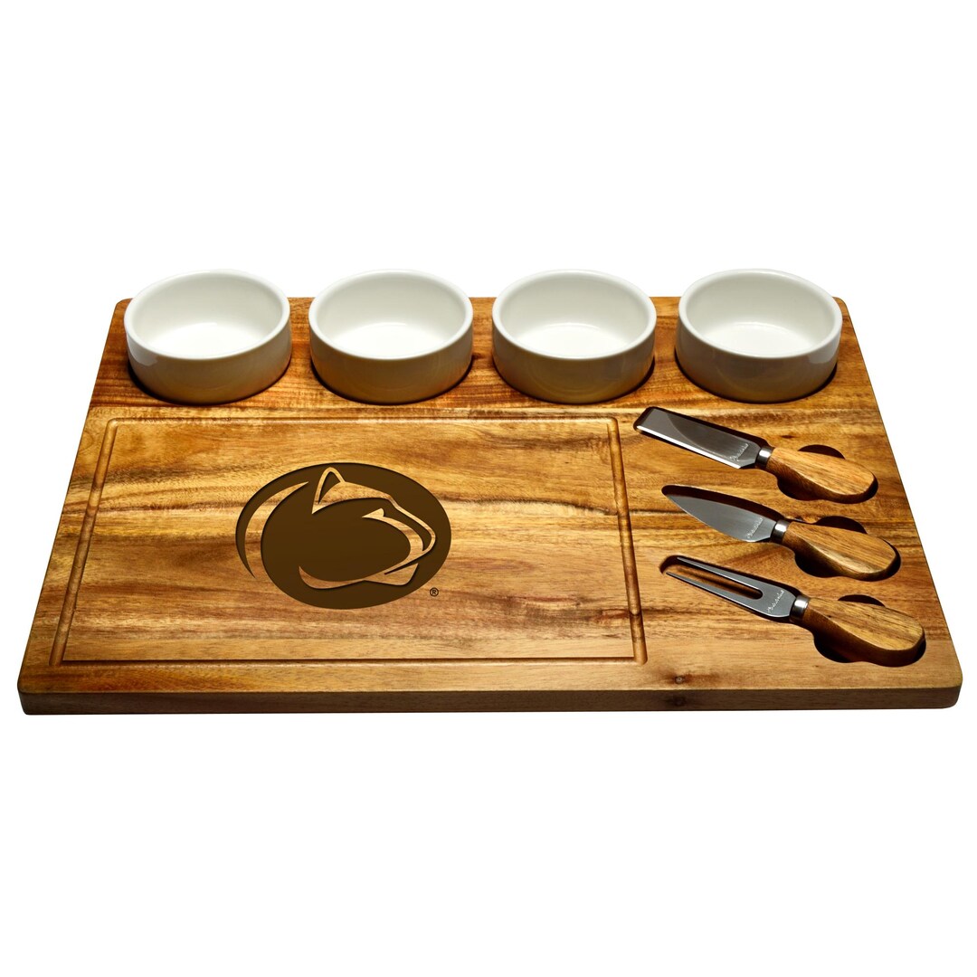 Penn State Nittany Lions Upscale Acacia Charcuterie Board 17x13 With ...
