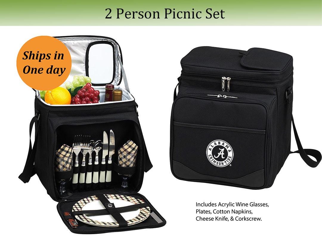 Alabama Crimson Tide 2 Person Picnic Coolers Set. Alumni Fans ...