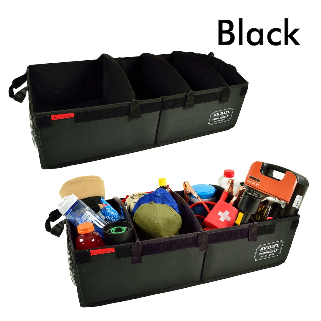 Personalized Trunk Organizer 70 LB Capacity CLIENT GIFTS: Bulk Custom ...