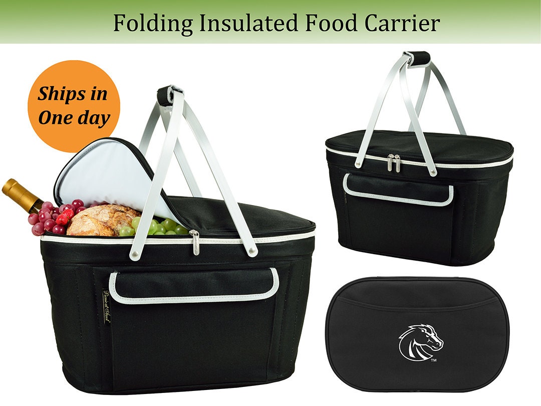 Boise State Broncos Folding Picnic Basket Cooler 26 Can, Graduation ...