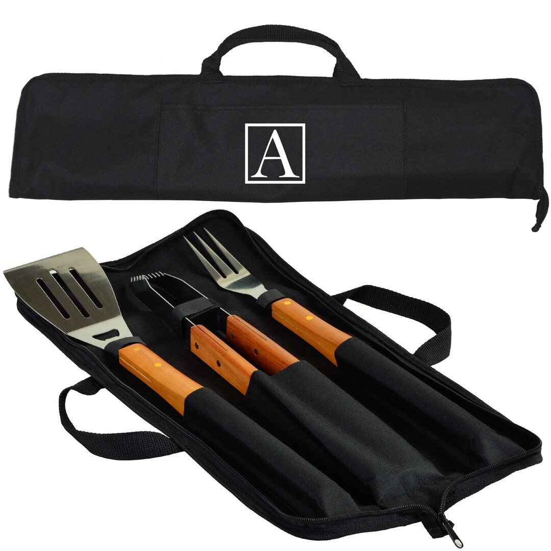 Personalized BBQ Tool Set Wedding Gift Groomsman Gift Graduation ...