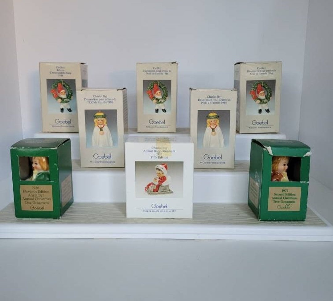 Vintage Goebel Collectors Ornaments-set of 8 - Etsy