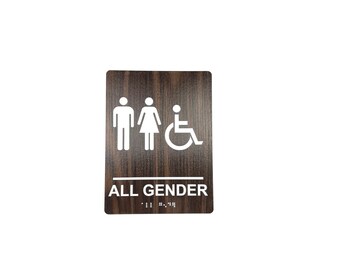 Handicapped Signs Wheelchair Signage Handicap Bathroom Sign Accessible ...