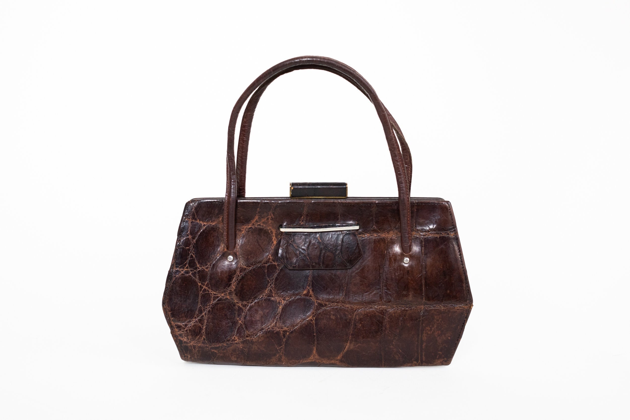 Art Deco RARE 1920-1930 Handbag | Original Antique Genuine Brown ...