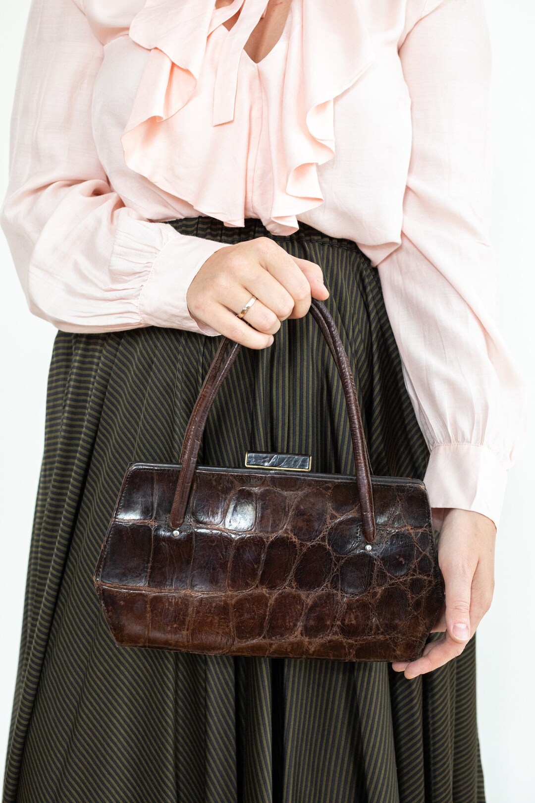 Art Deco RARE 1920-1930 Handbag | Original Antique Genuine Brown ...