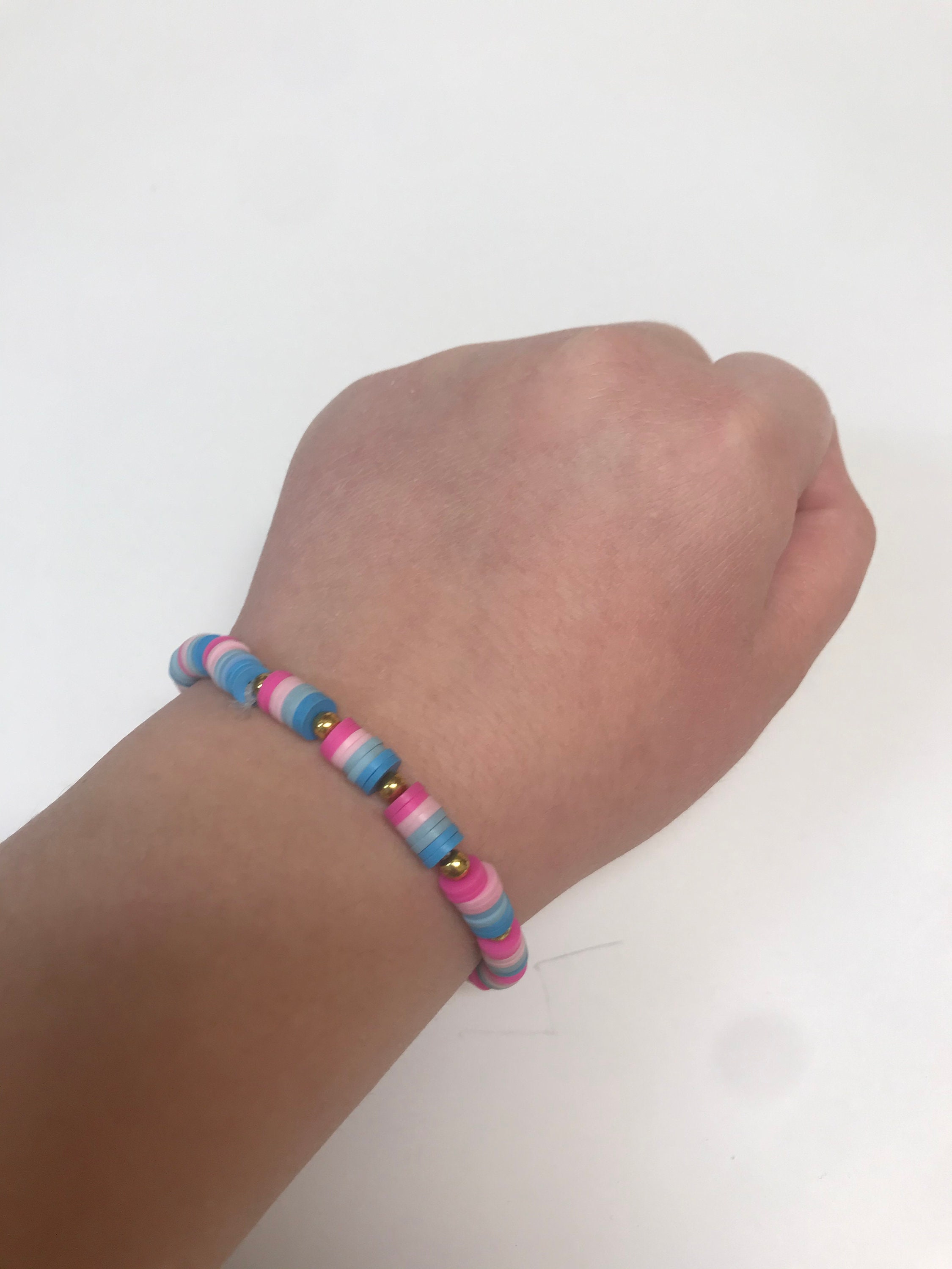 The Mixed Blue and Pink Bracelet!! |cute Bracelets| Trendy Bracelets ...