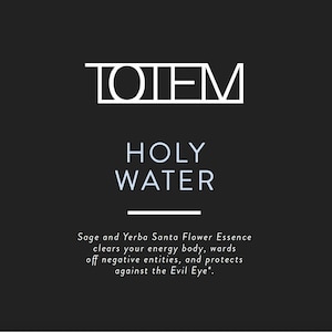 TOTEM Flower Essence: Holy Water Spray - Etsy