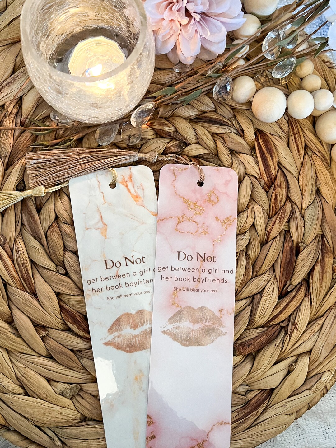 Book Boyfriend Sassy Bookmarks Laminated Book Club Gifts Funny Book ...