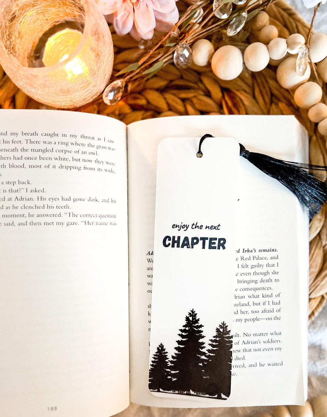 Enjoy the Next Chapter Bookmark Book Accessory Bookish Gifts Gift for ...