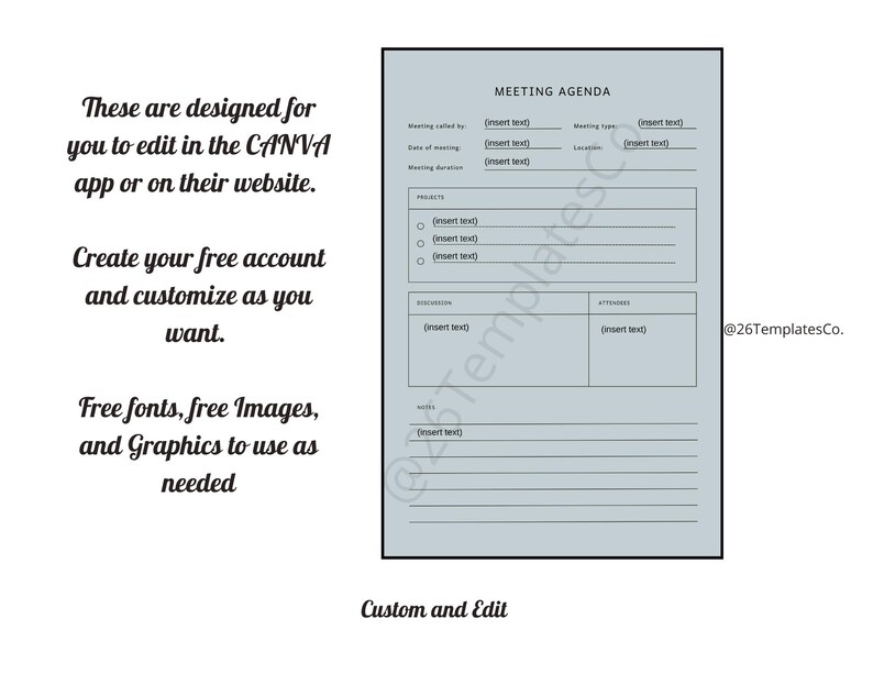 Editable Case Note Templates: Therapist & Progress Notes (canva PDF ...