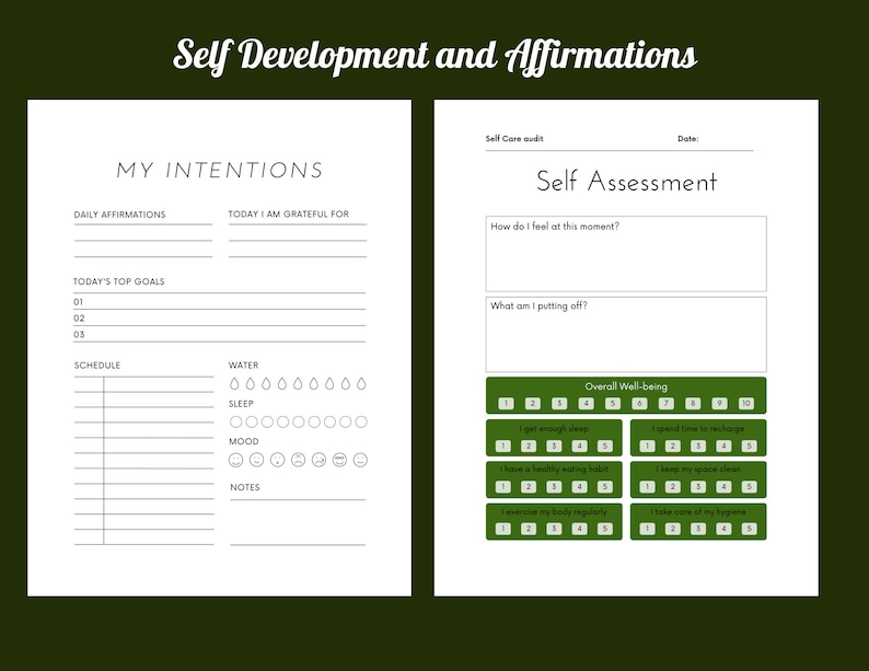 A Life Audit Workbook With Worksheets and Reflection Templates to Help ...