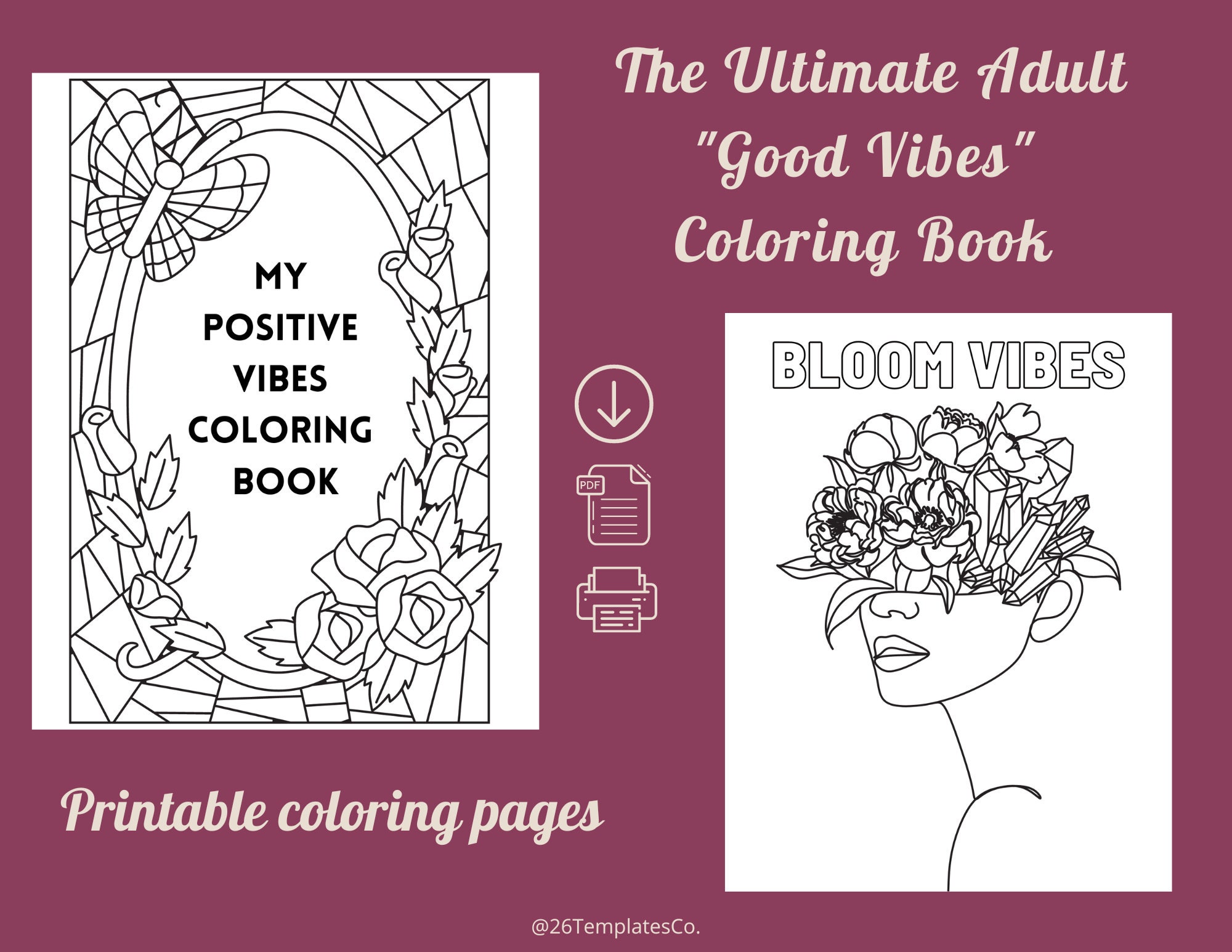 Coloring in the Ultimate Color Book for Adults, Teenagers, and Self ...