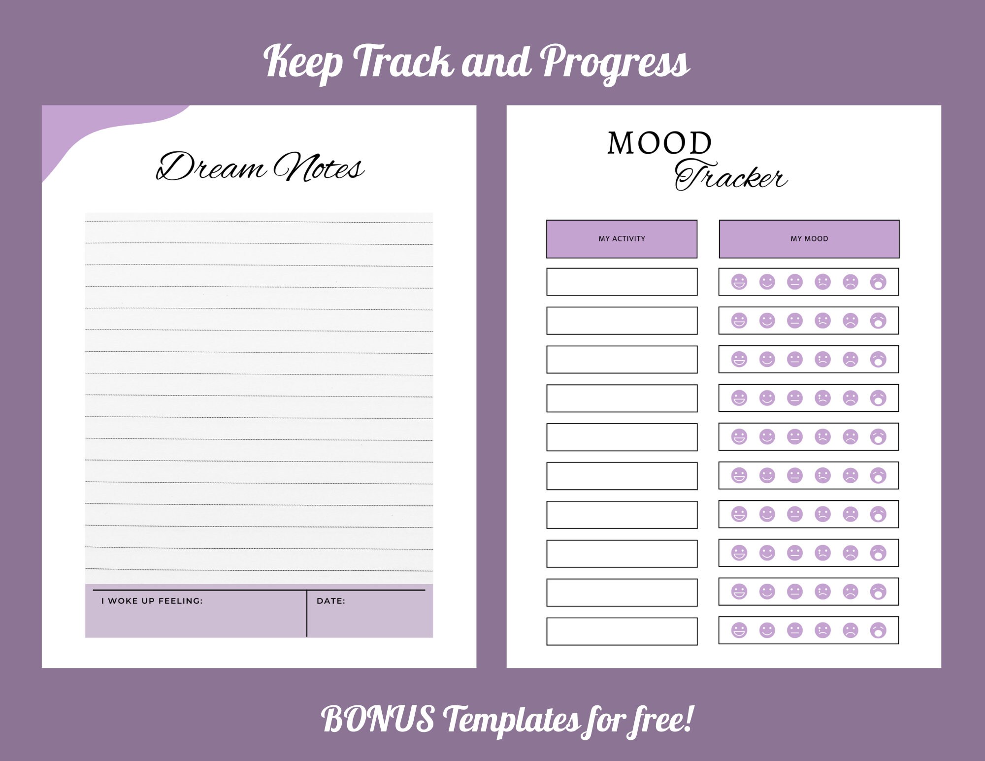 Printable ADHD Planner Templates: Weekly, Daily, Monthly (PDF Download ...