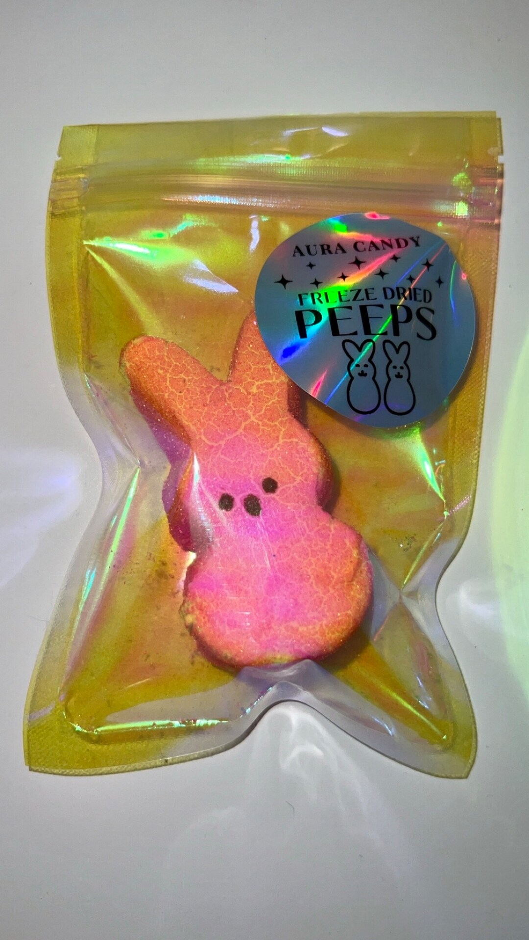 Freeze Dried PEEPS Pink Bunny Marshmallows - Etsy