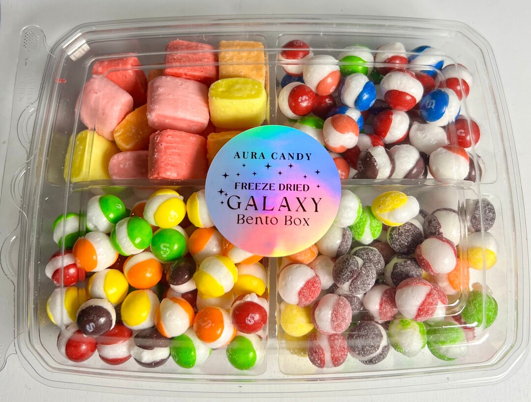 Freeze Dried GALAXY BENTO Candy Snack Box (148 Pieces) • Aura Candy ...
