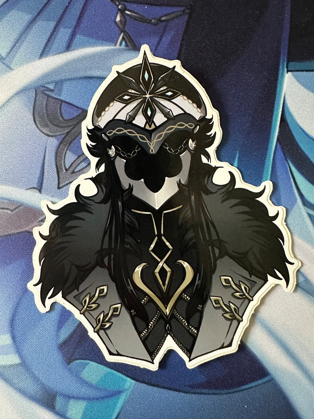 Genshin Impact Capitano 10cm X 10cm Vinyl Stickers - Etsy