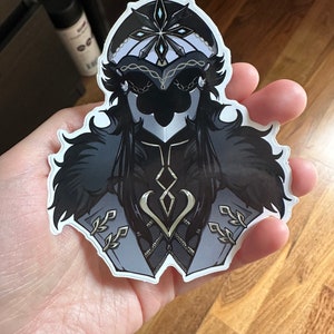 Genshin Impact Capitano 10cm X 10cm Vinyl Stickers - Etsy