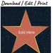 Movie Star Door Decoration / Printable / Door Dec / RA / Classroom ...