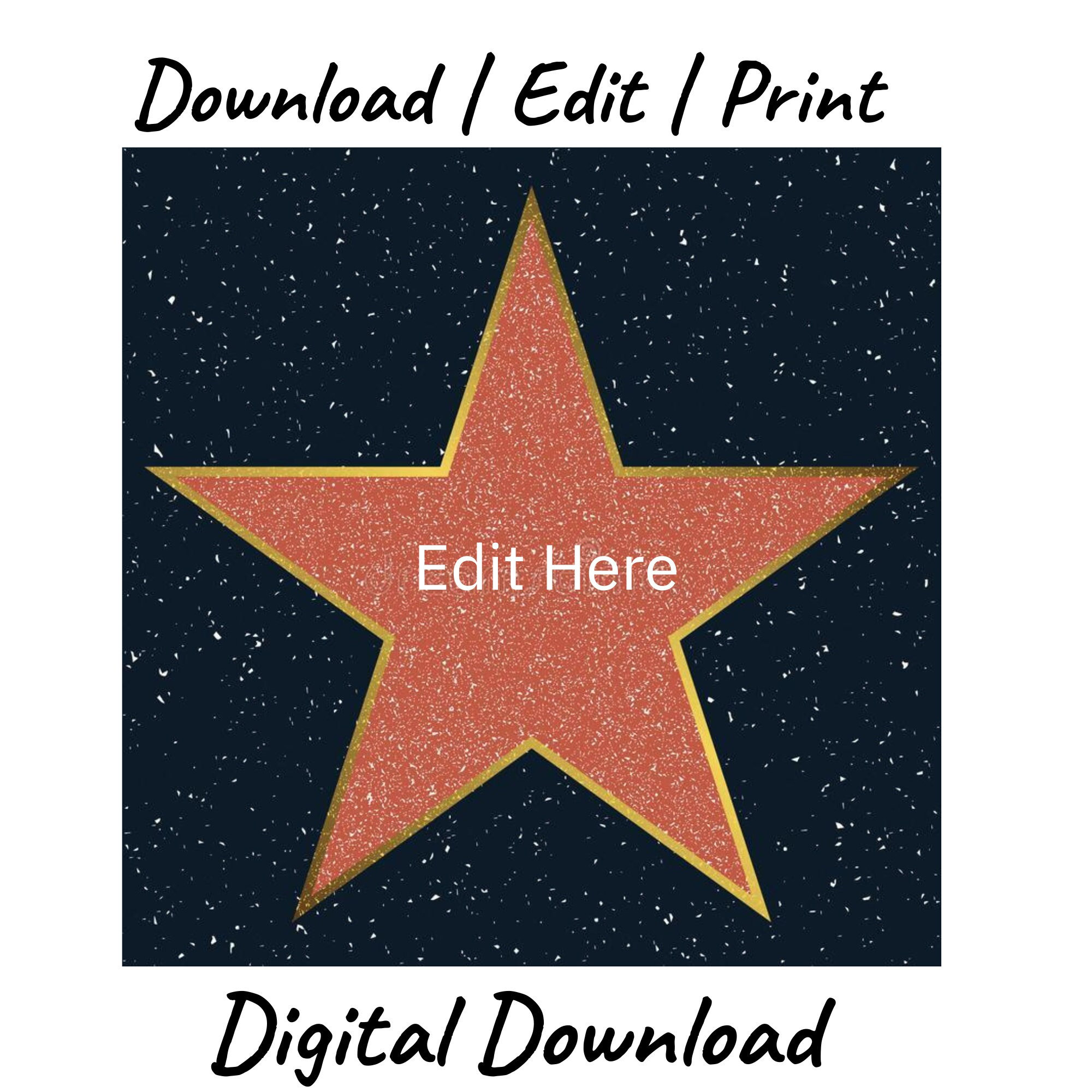 Movie Star Door Decoration / Printable / Door Dec / RA / Classroom ...