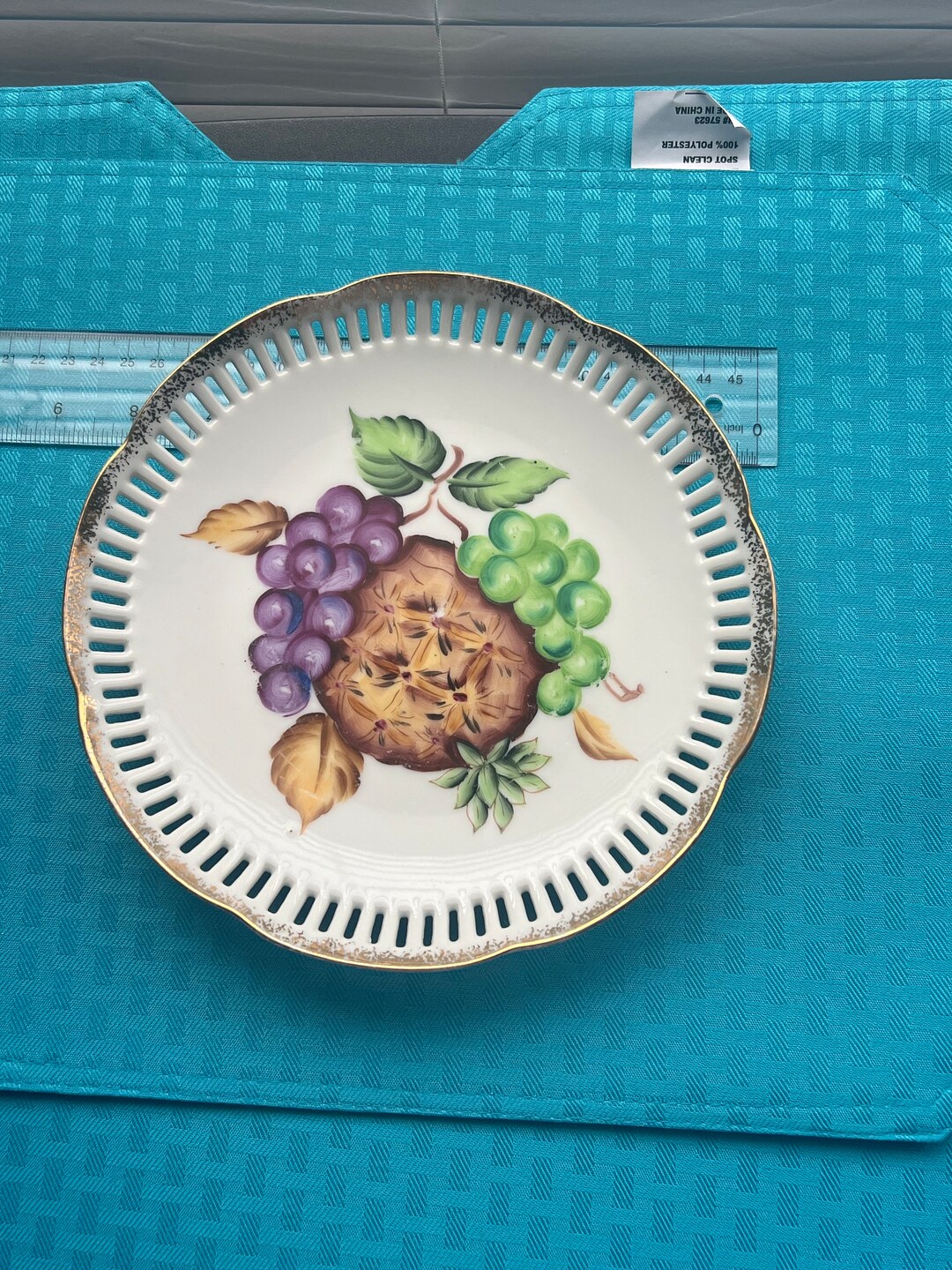 Beautiful Vintage Lattice Edge Fruit Plate, See Pics. - Etsy