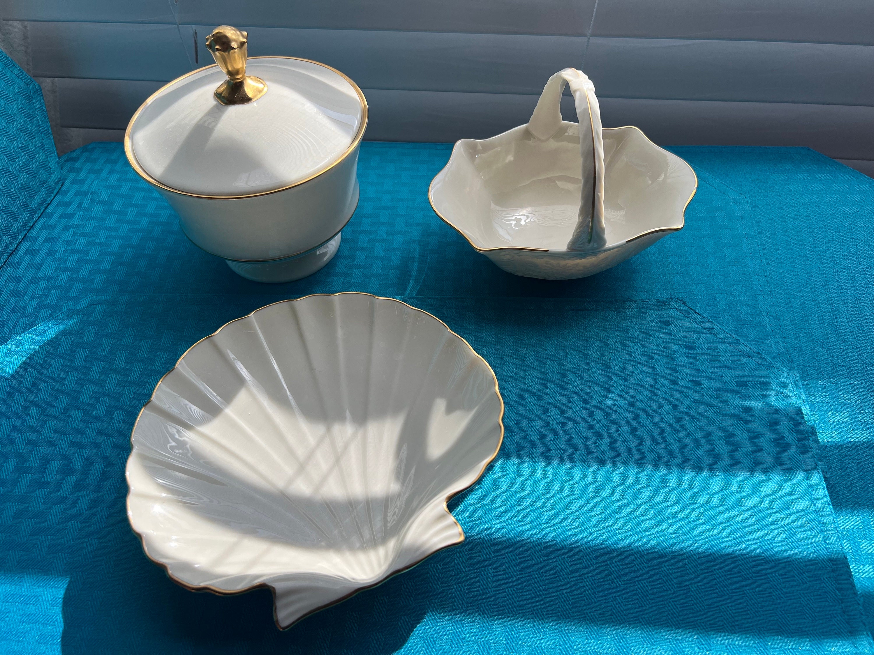 Lenox CLAM SHELL Trinket Dish Trimmed With 24K Gold - Etsy
