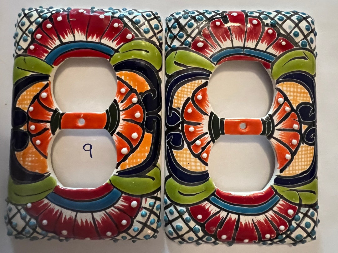 Best Price Authentic Mexican Talavera Switch Plate /plug - Etsy