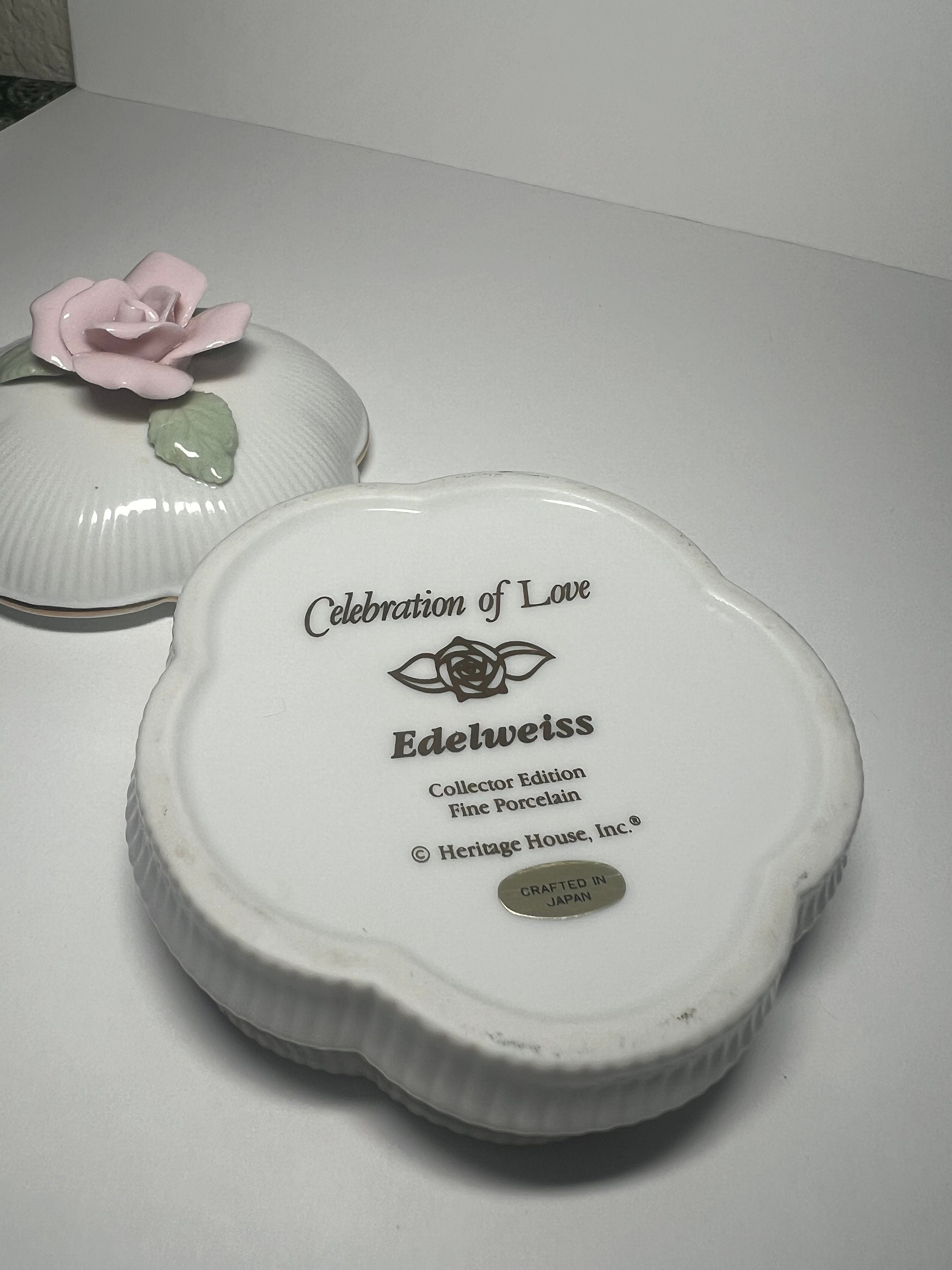 Heritage House EDELWEISS Celebration of Love Music Box - Etsy