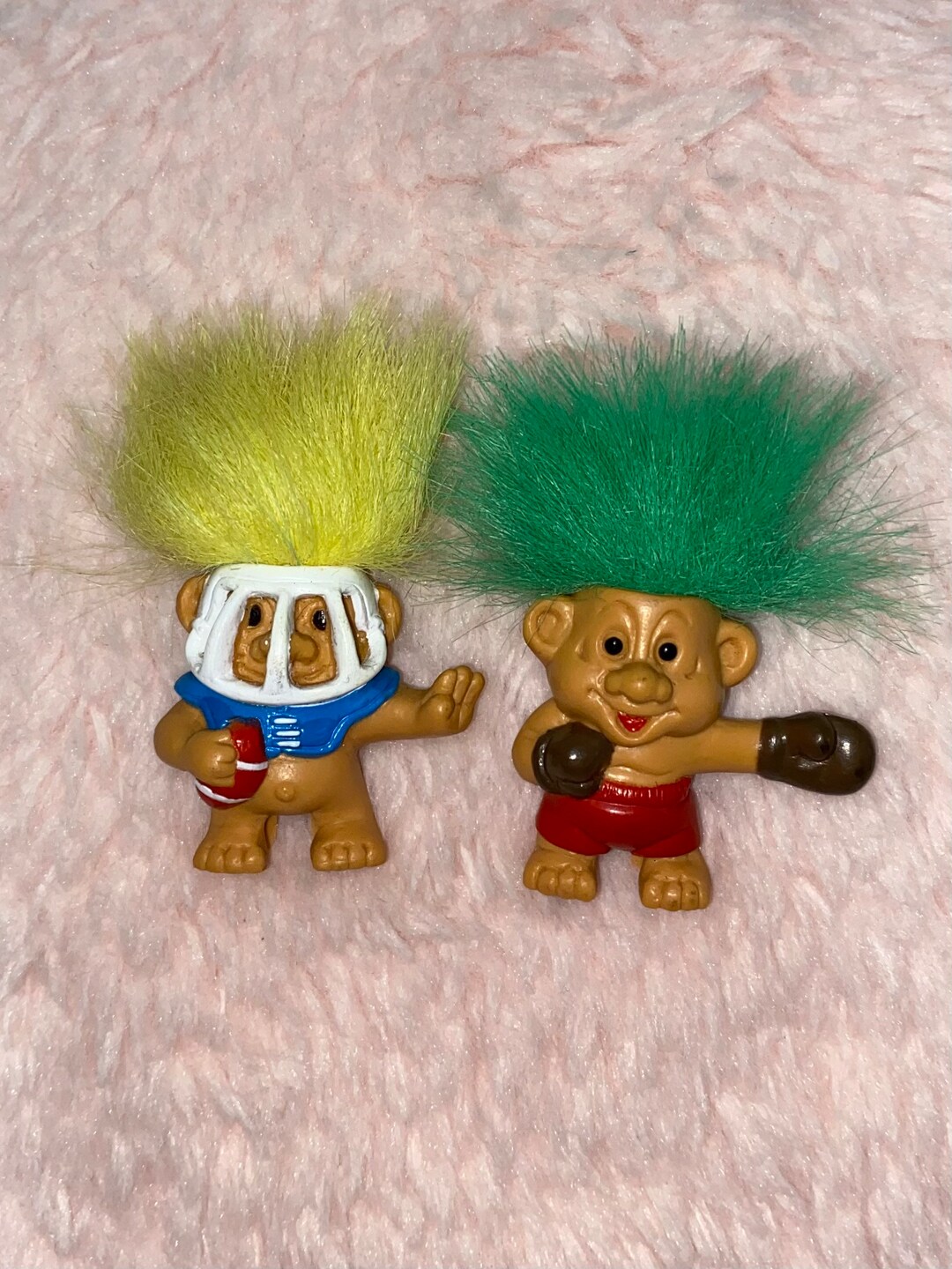 2 Vintage Troll Dolls, 1990s Pencil Toppers, Sports Trolls - Etsy