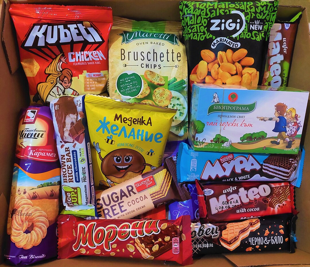 BULGARIAN Mystery Sweet Surprise Gift Box Hamper Candy Snack - Etsy