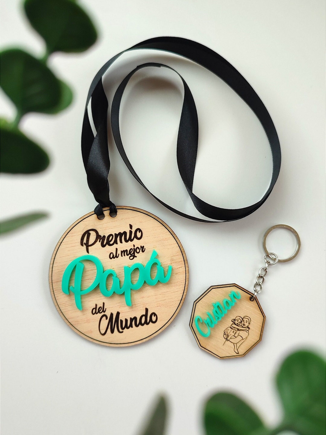 Father's Day Medals and Keychains - Etsy