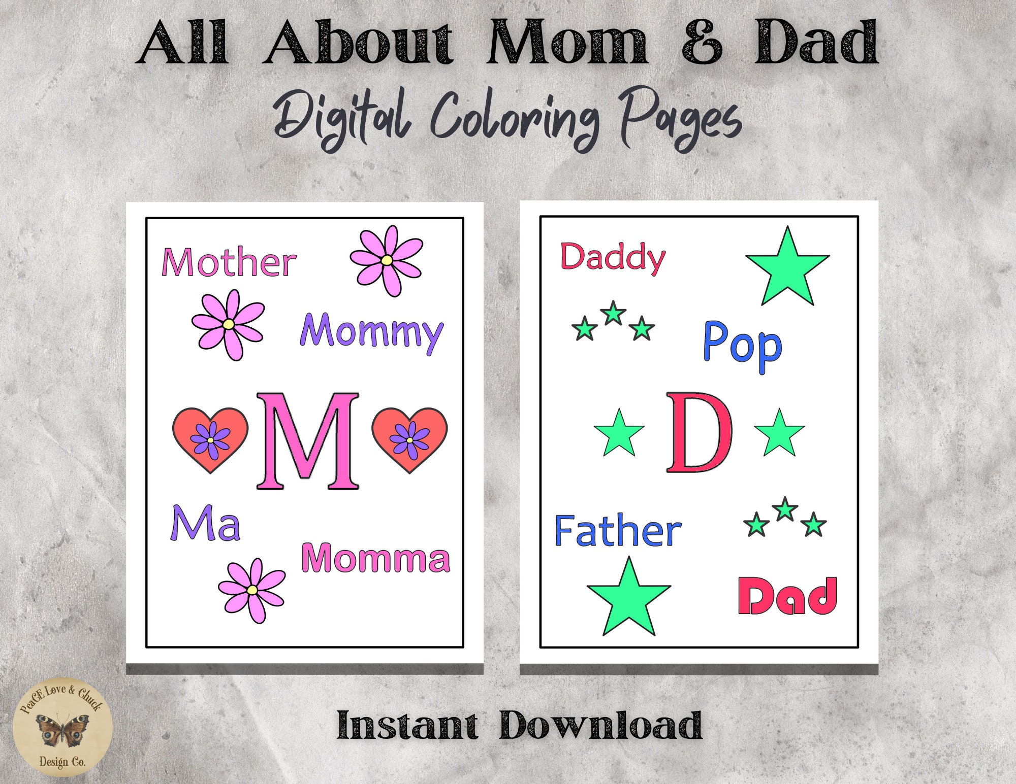 All About My Mom Printable, All About My Dad Printable, All About My ...