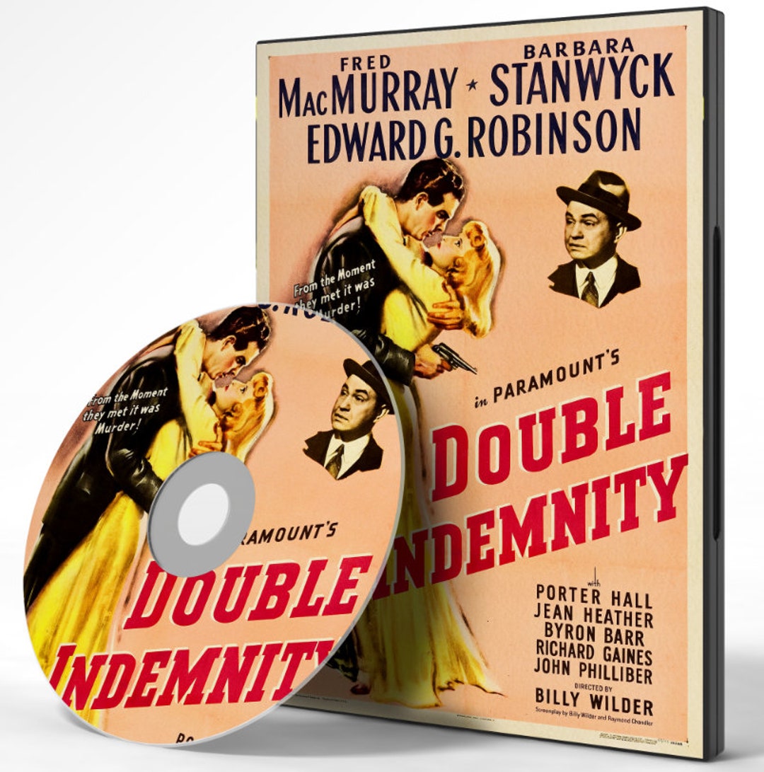 Double Indemnity 1944 Crime Drama Film-noir DVD - Etsy