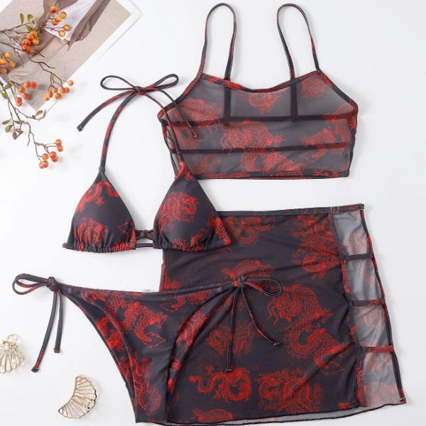 Mesh Bikini - Etsy